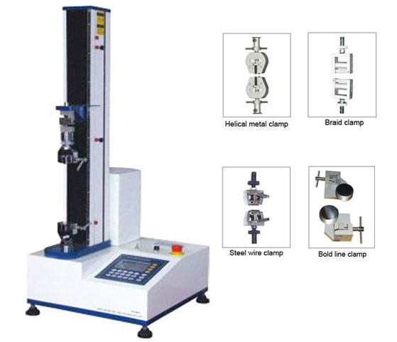 Electronic Tensile Testing Machine Multiple Clamps Force and elongation ...